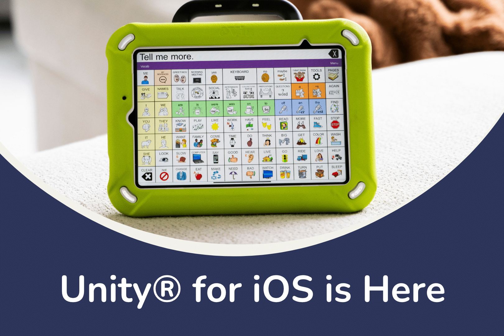 Unity® AAC: Research-backed communication now on iOS